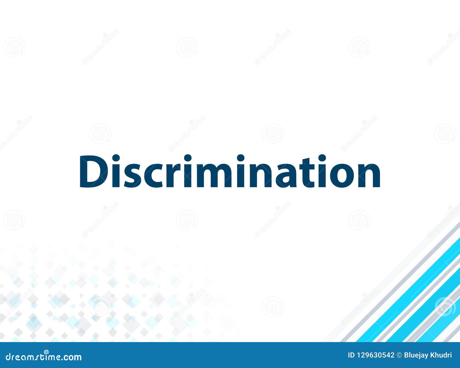 Discrimination Modern Flat Design Blue Abstract Background Stock ...