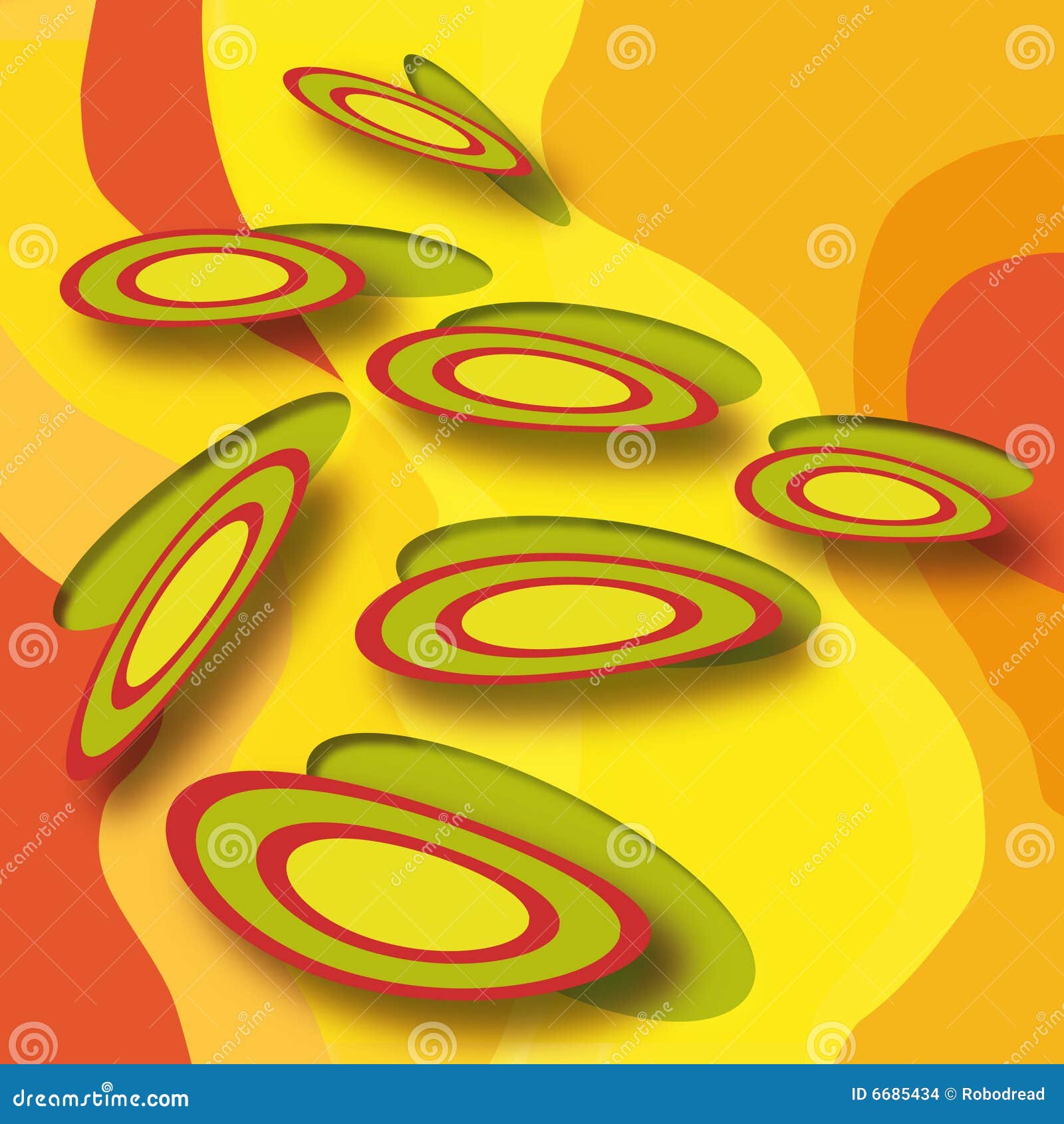 Discs (vector) stock vector. Illustration of disco, circle - 6685434