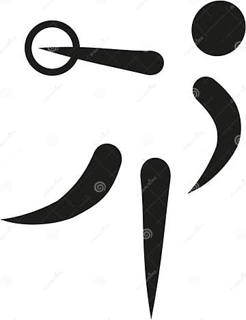 Discus throwing icon stock vector. Illustration of success - 85848040