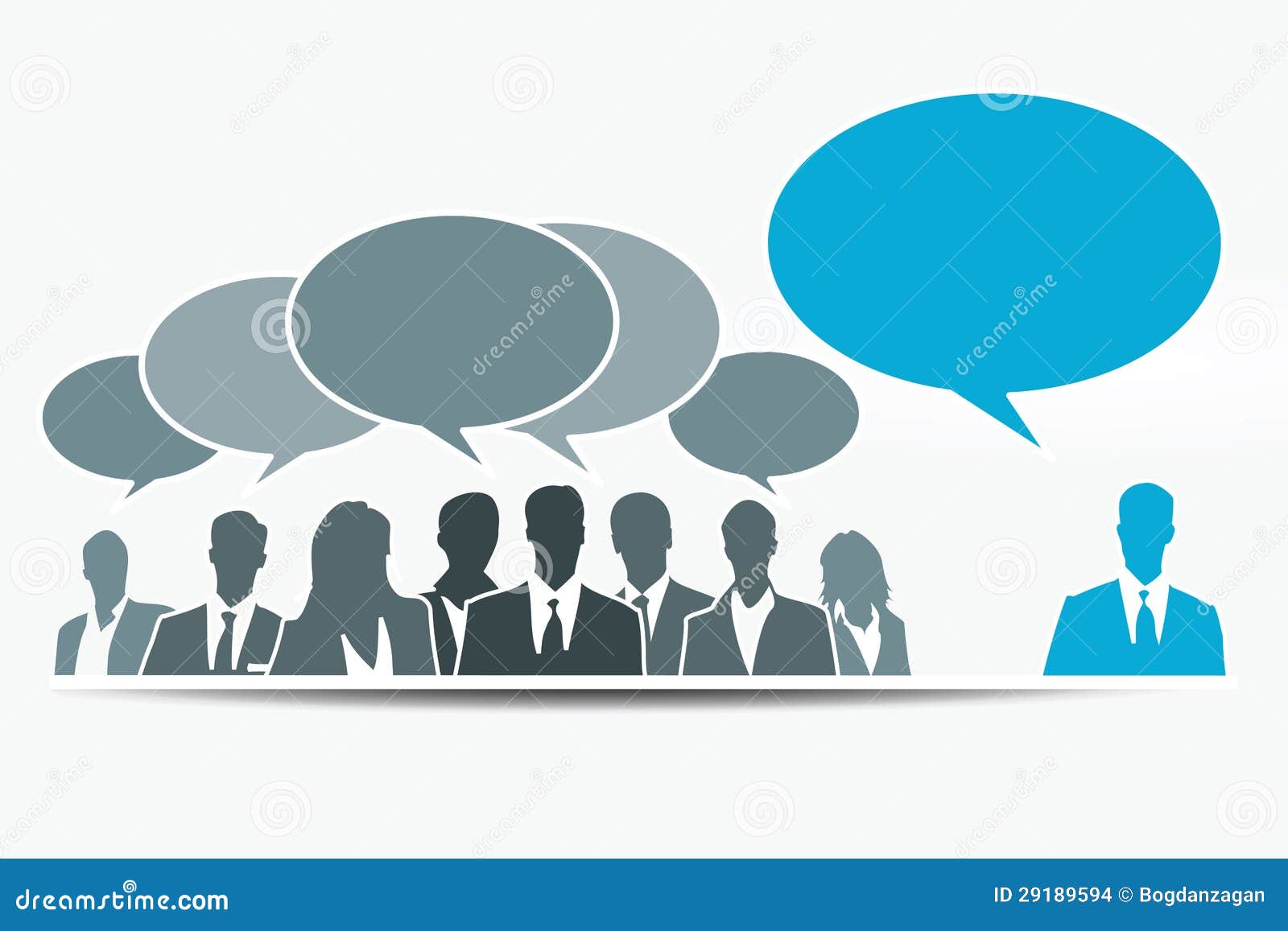 Discusión ilustración del vector. Ilustración de conceptual - 29189594