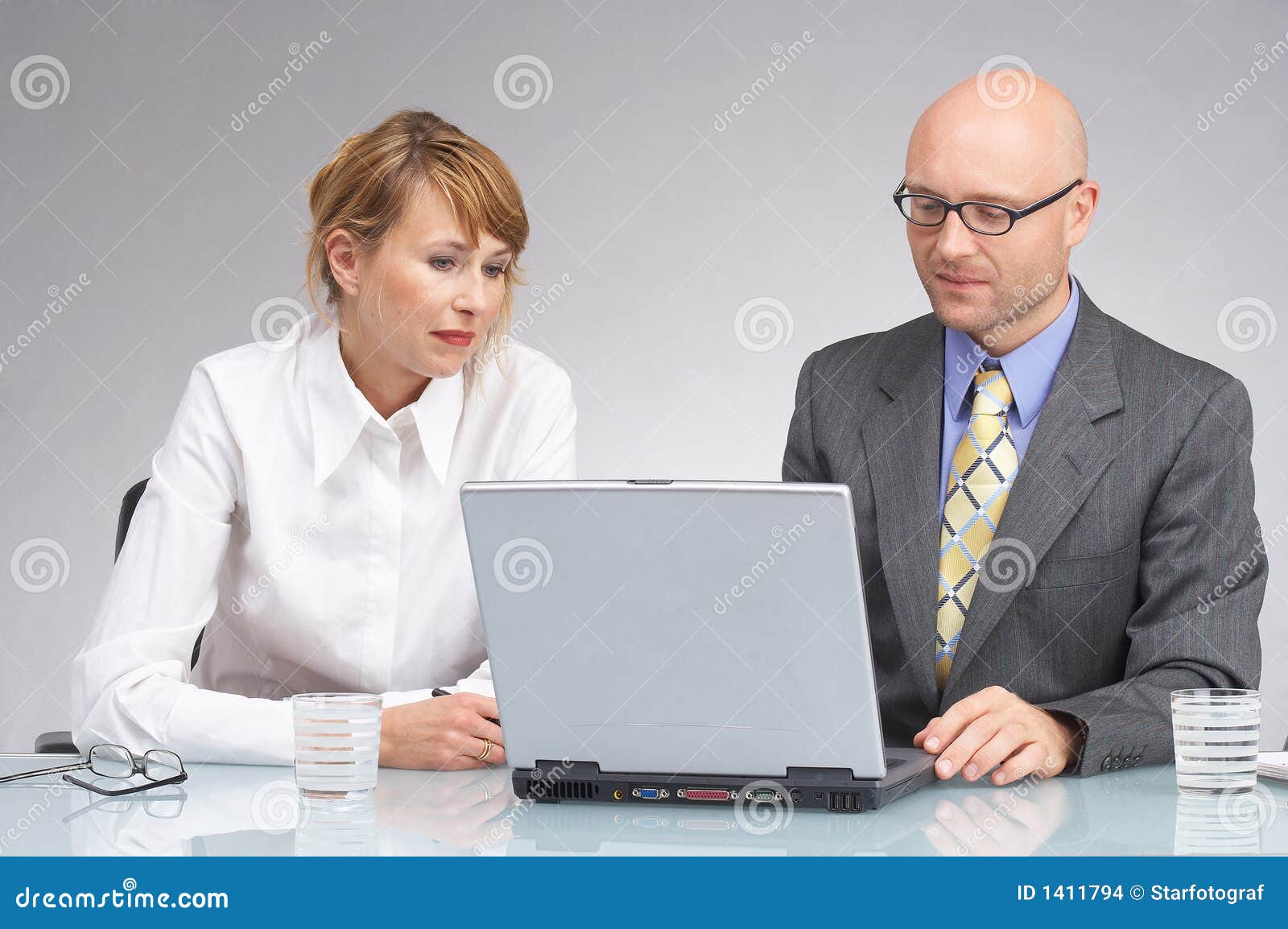 Discuss stock photo. Image of disciplinator, businessman - 1411794