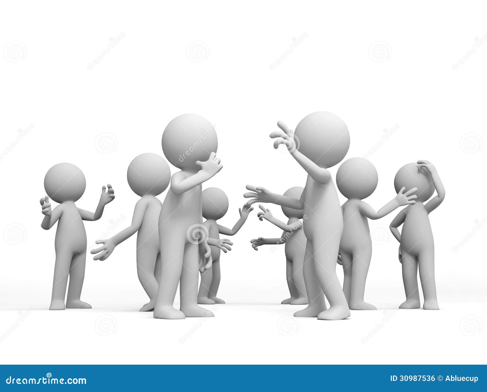 Discuss stock illustration. Illustration of bubble, human - 30987536