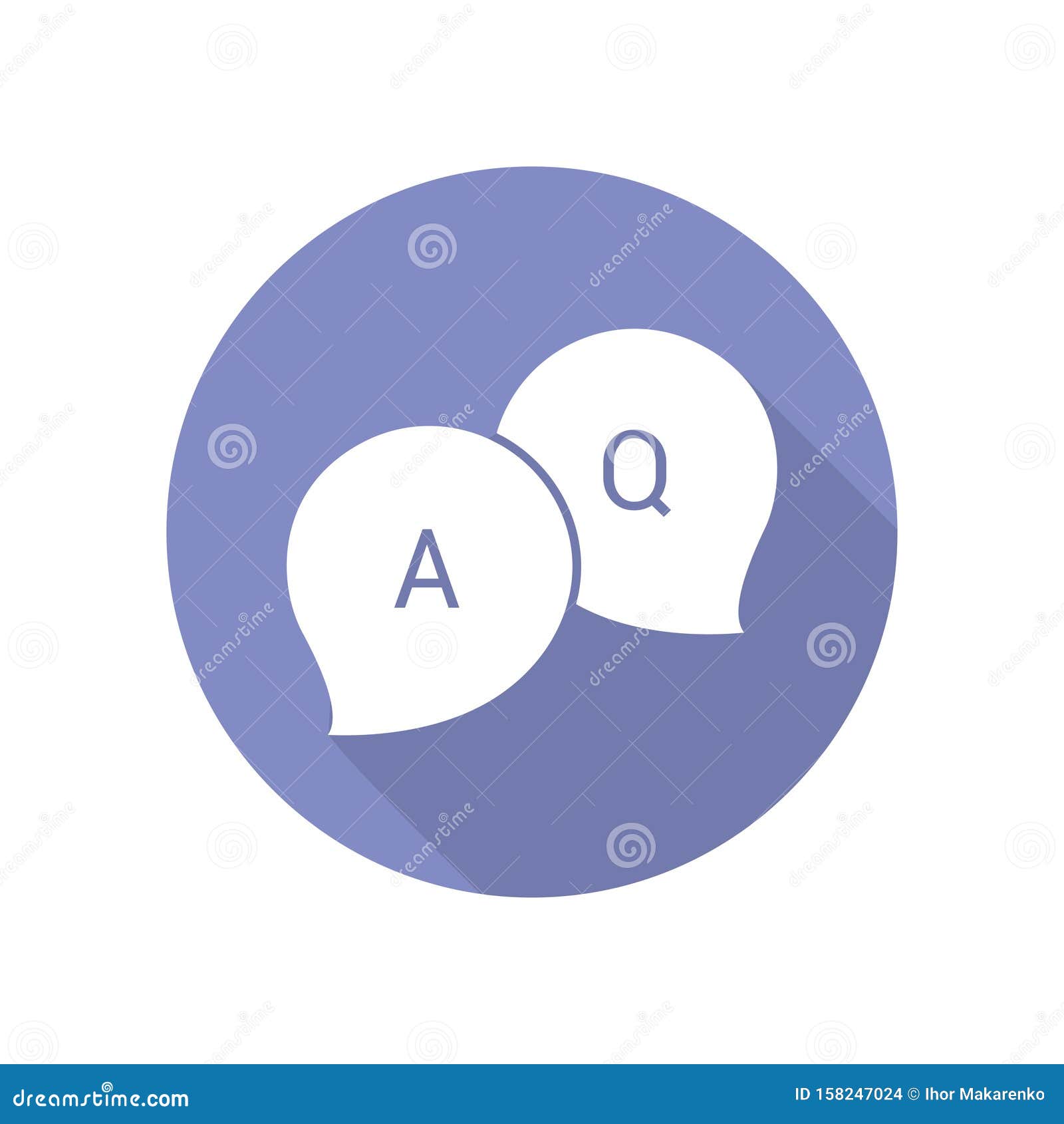 Discuss Flat Icon Vector Illustration Logo Template Stock Vector ...