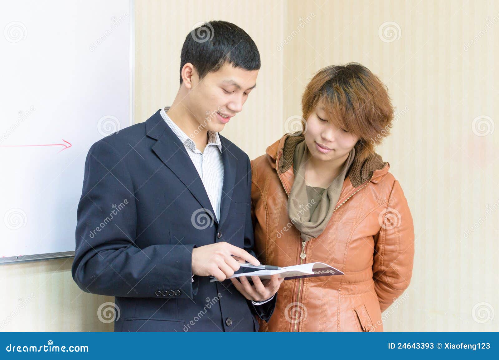 Discussing stock image. Image of chinese, meeting, work - 24643393
