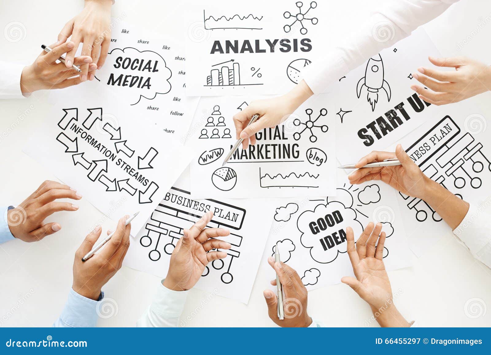 Discussing business ideas stock image. Image of business - 66455297