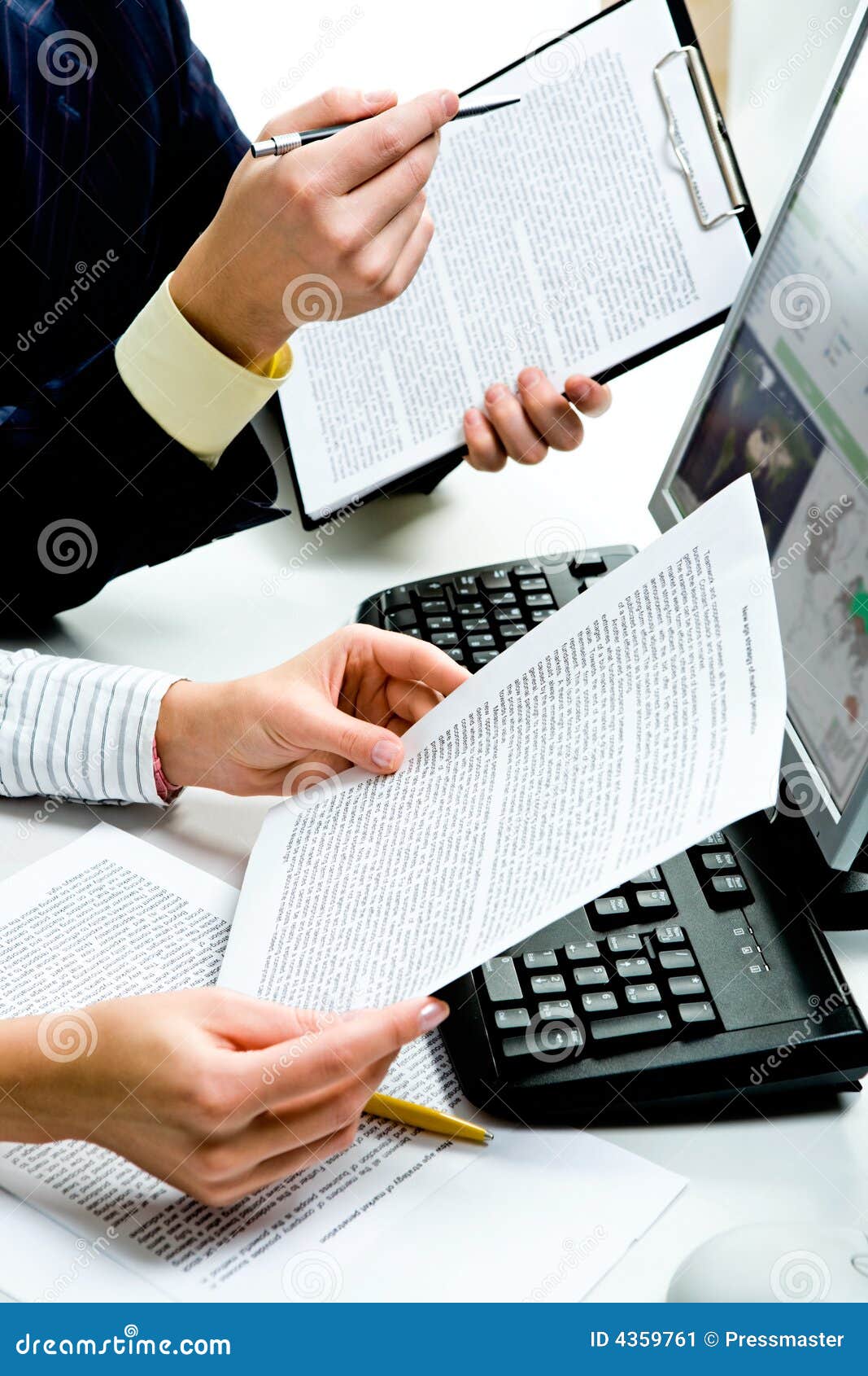 Discussing documents stock image. Image of board, busy - 4359761