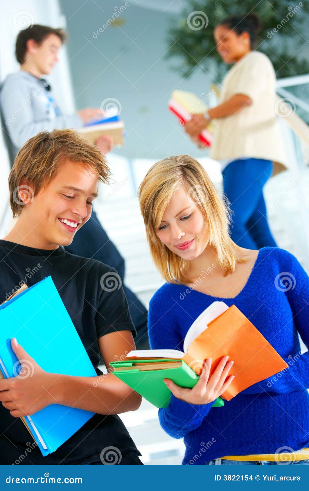 Discussing homework stock photo. Image of meeting, homework - 3822154