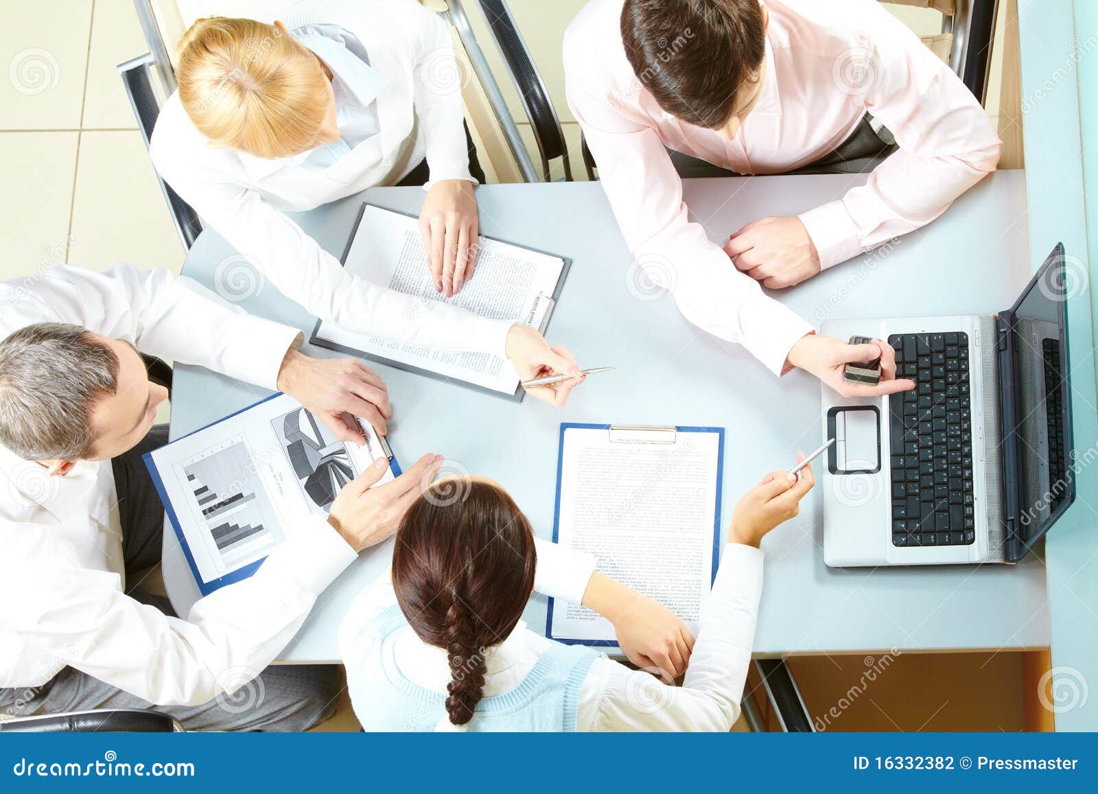 Discussing a plan stock photo. Image of executive, busy - 16332382