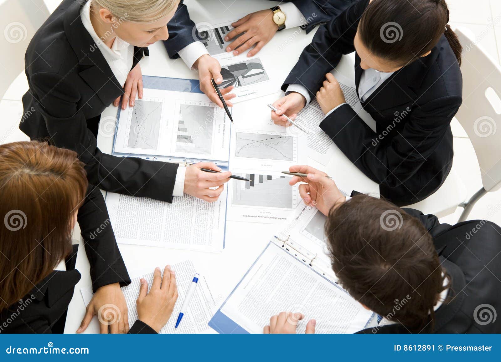 Discussing plan stock image. Image of meeting, collaboration - 8612891