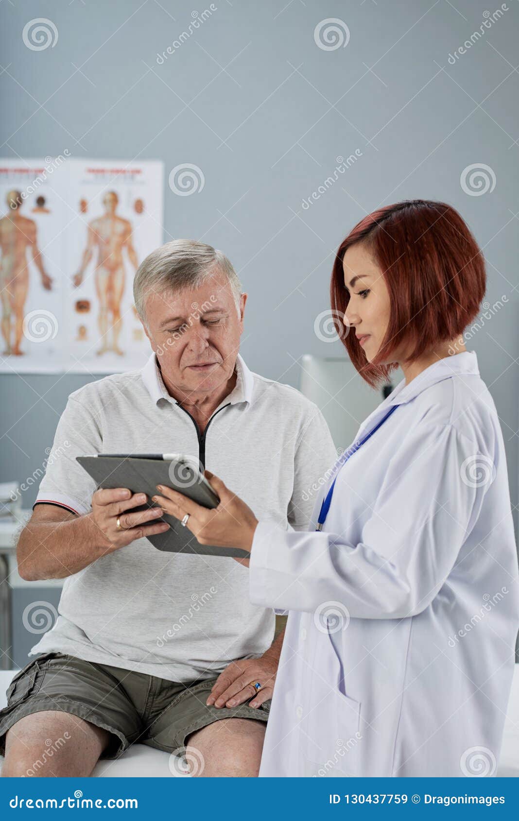 Discussing Recovery Progress Stock Image - Image of recovering ...