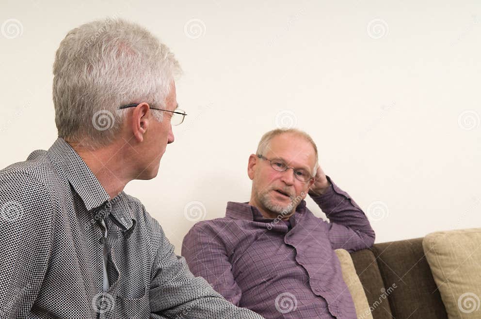 Discussing Seniors stock photo. Image of together, adult - 11839946