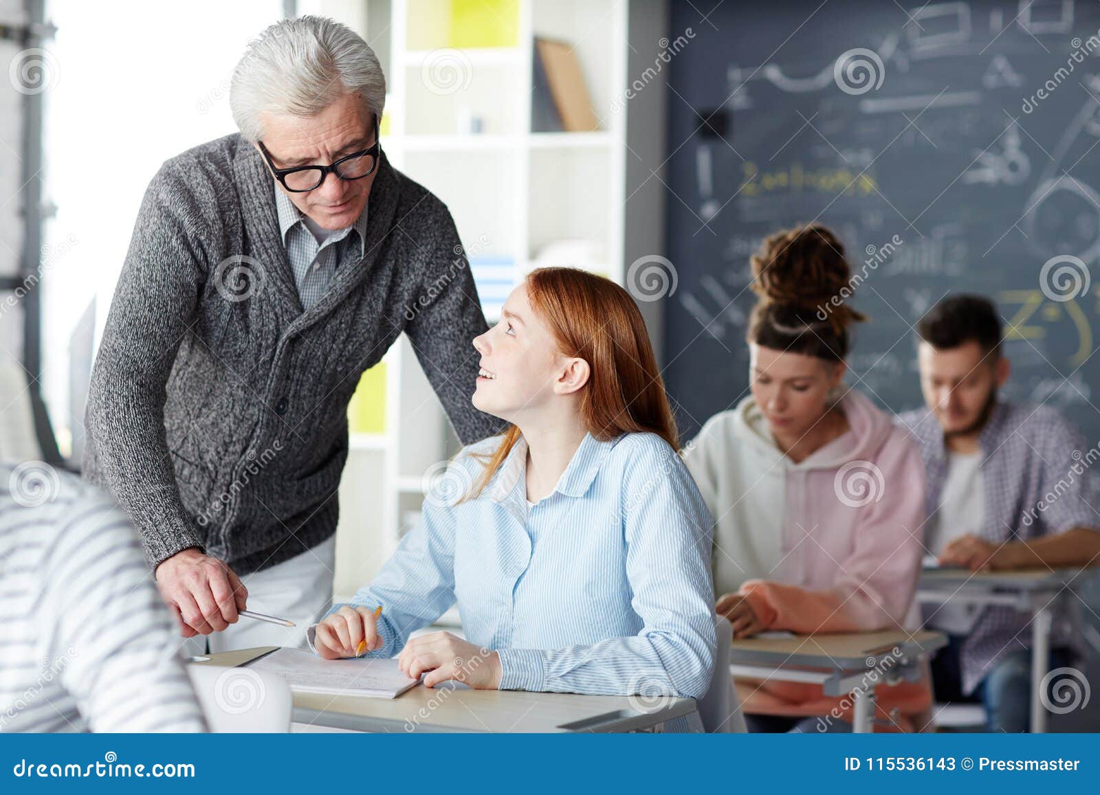 Discussing task stock image. Image of answering, audience - 115536143