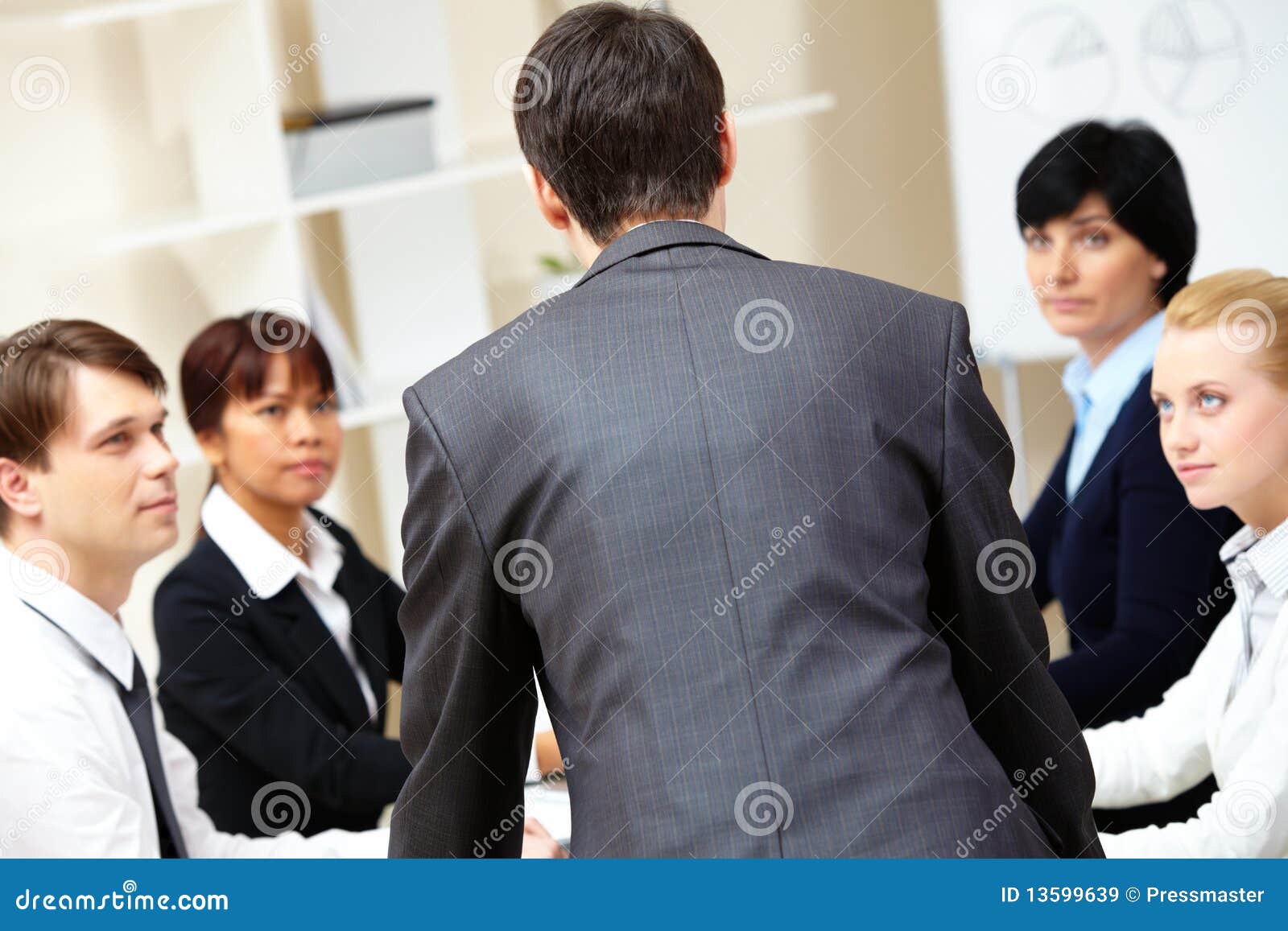 During discussion stock image. Image of expertise, female - 13599639