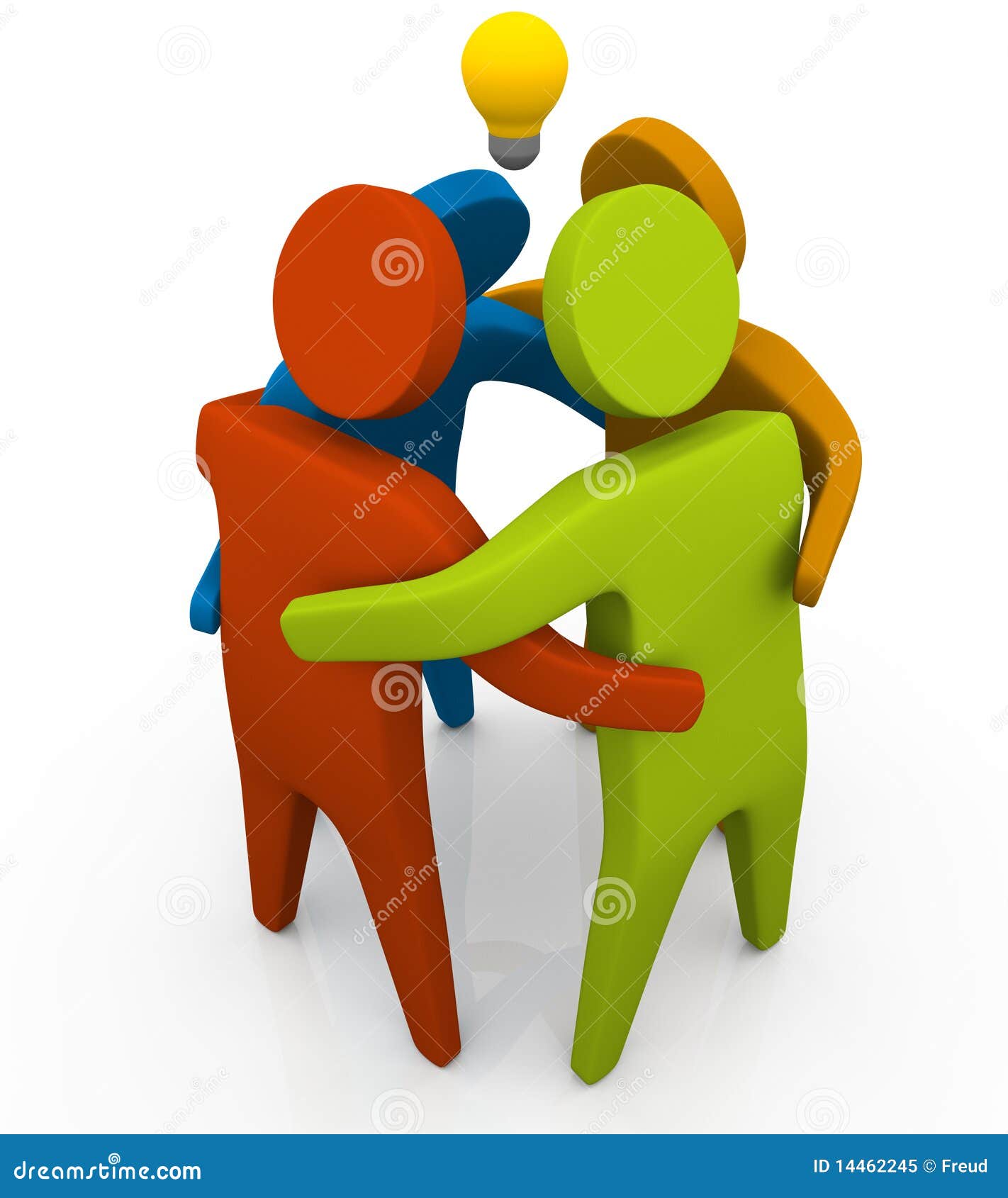 Discussion stock illustration. Illustration of lightbulb - 14462245