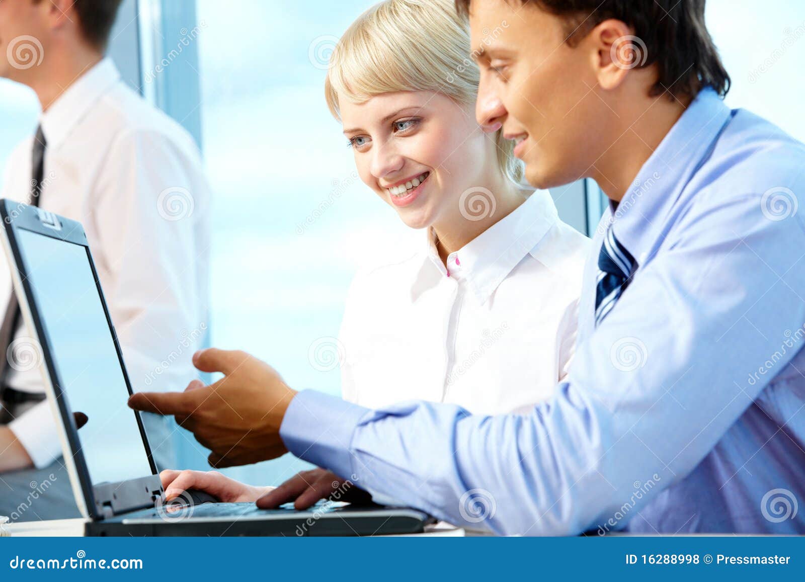 Discussion photo stock. Image du entreprise, businesspeople - 16288998