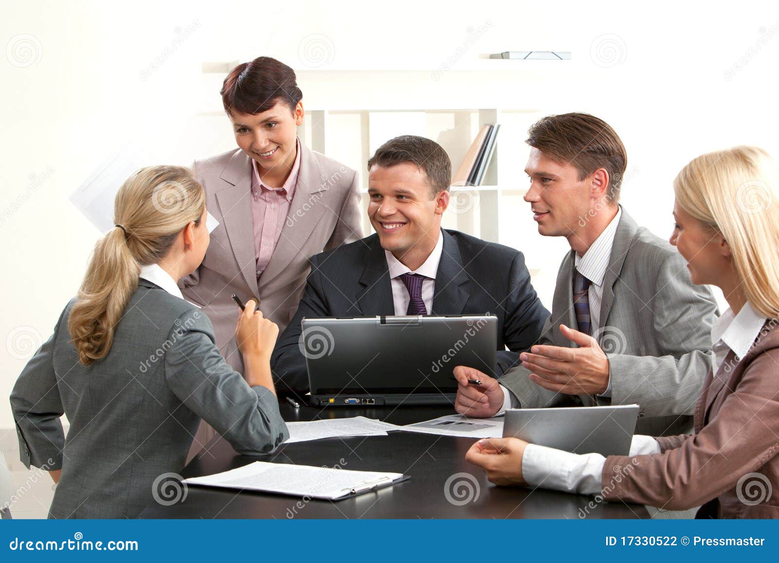 Discussion stock photo. Image of male, meeting, caucasian - 17330522