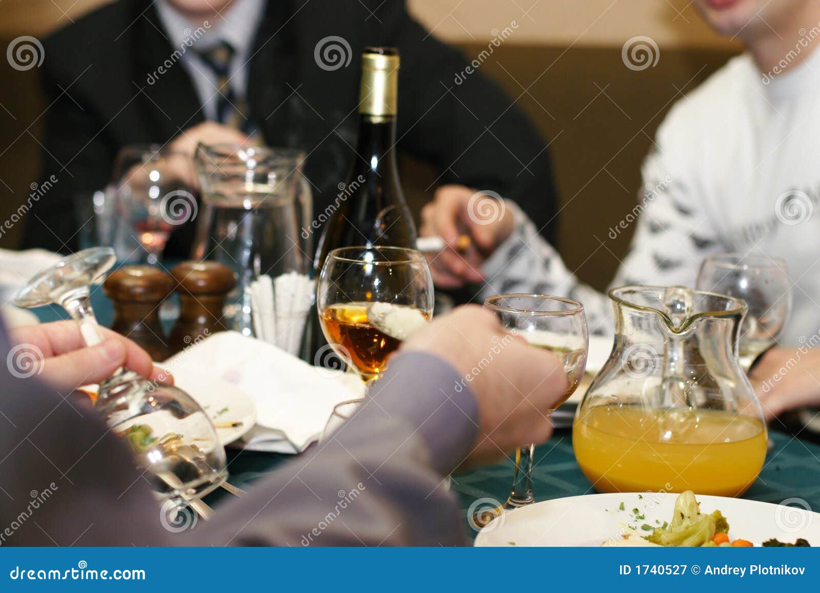 Discussion stock image. Image of meeting, corporate, supper - 1740527
