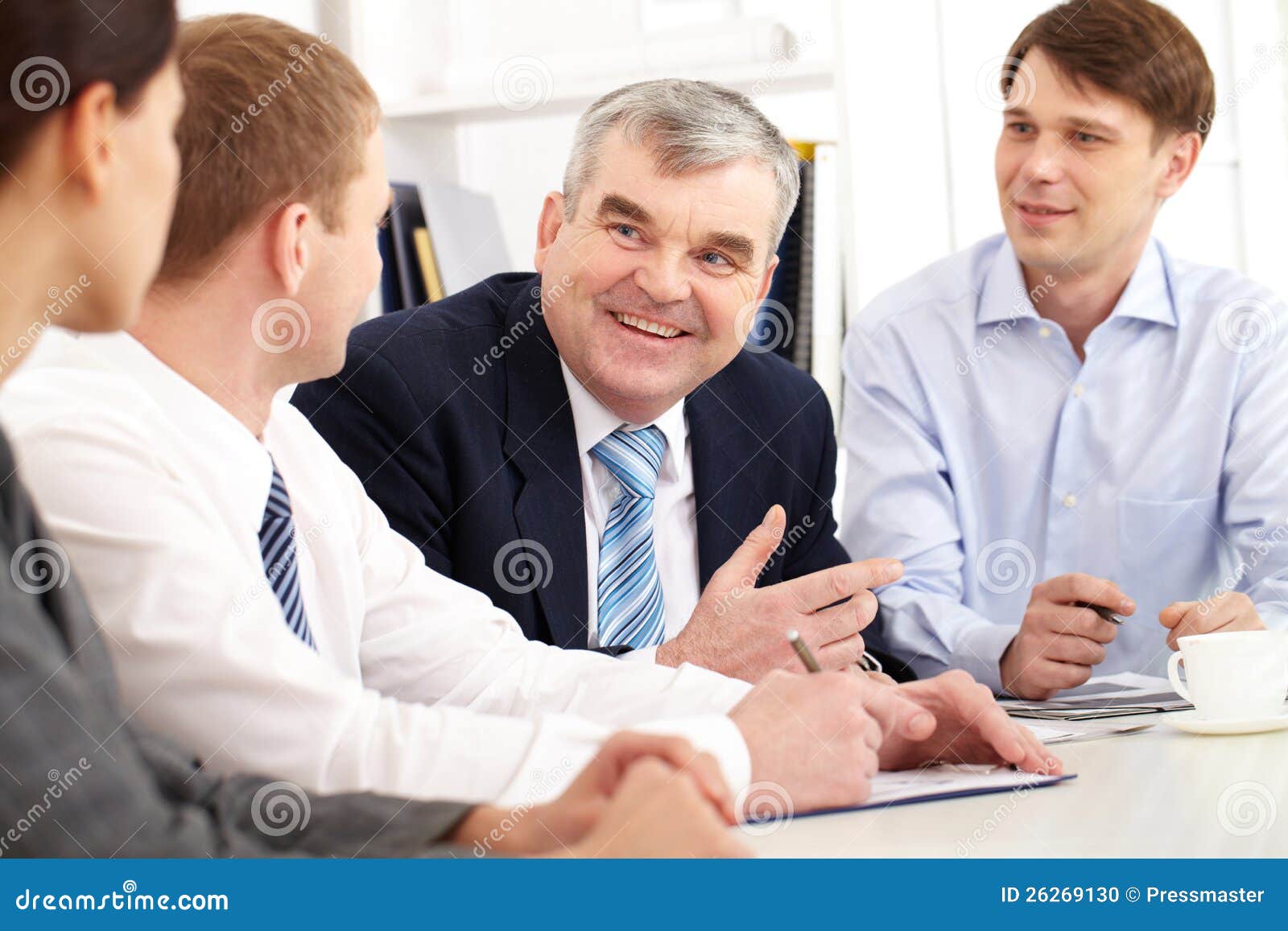 Discussion stock photo. Image of person, experienced - 26269130