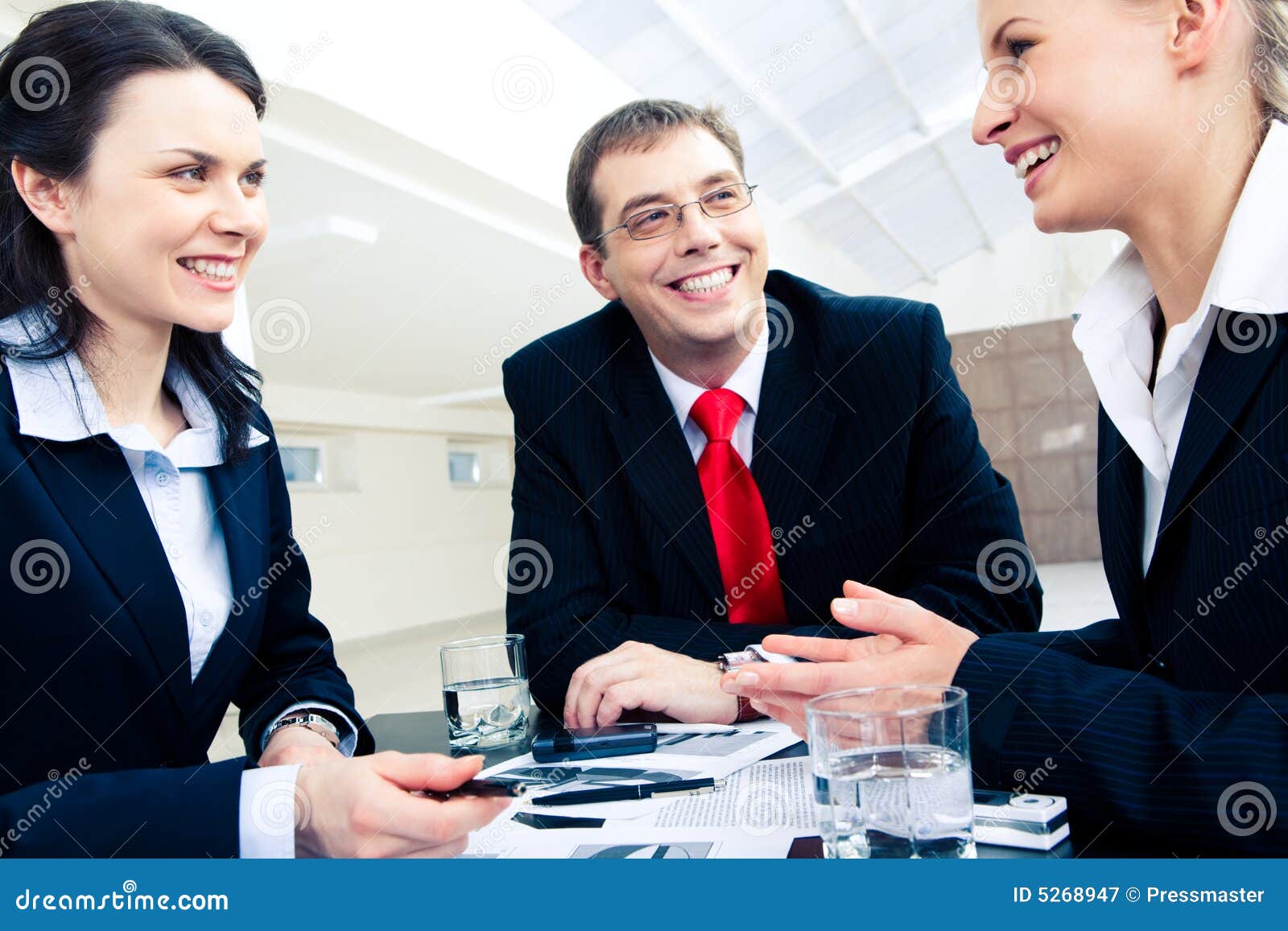 Discussion stock image. Image of collar, colleague, businesswoman - 5268947