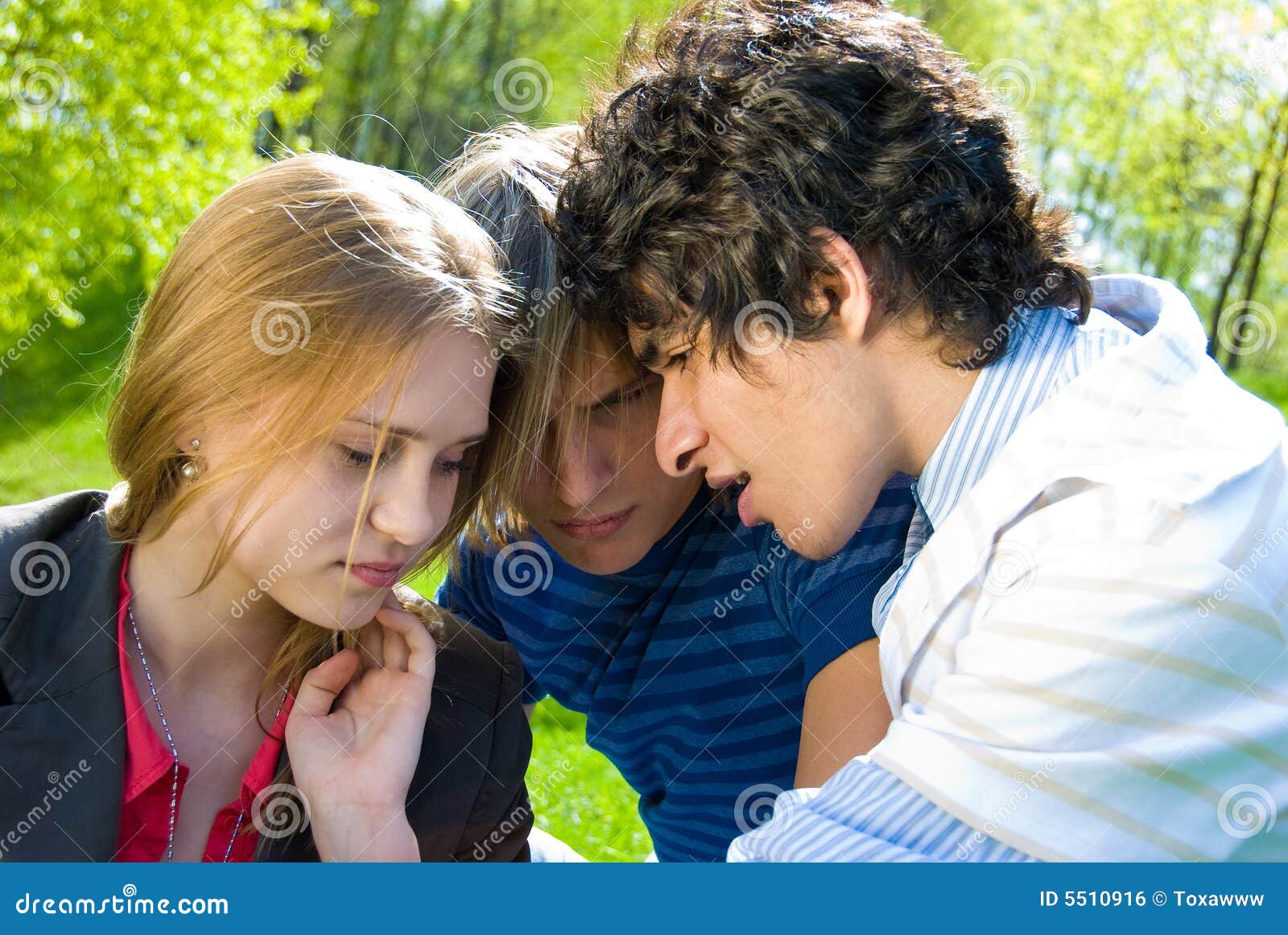 Discussion stock photo. Image of racial, talking, teenager - 5510916