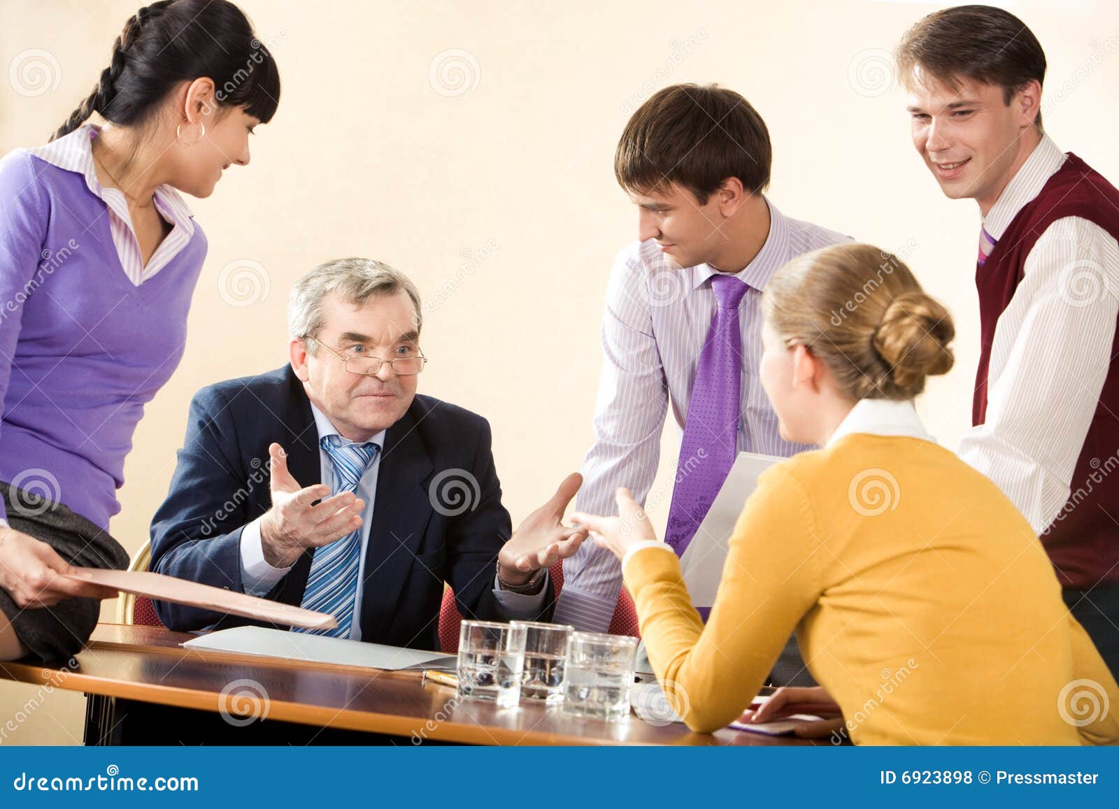 During discussion stock photo. Image of meeting, consulting - 6923898