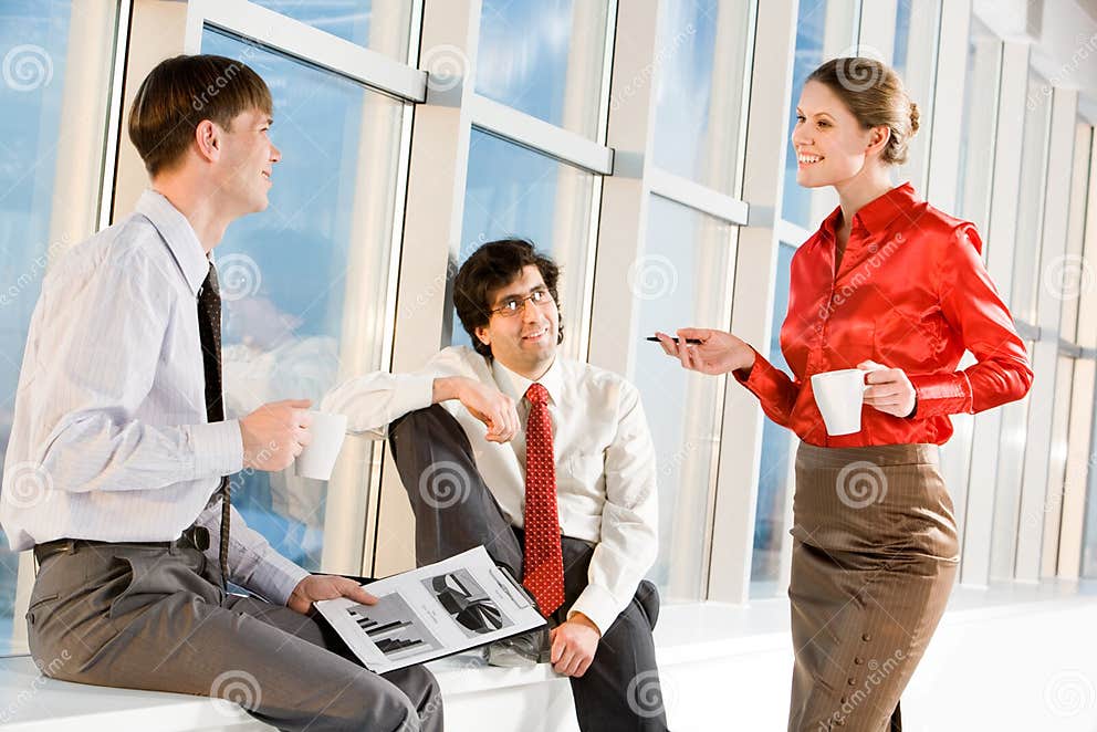 Discussion stock photo. Image of discussion, confident - 7689800