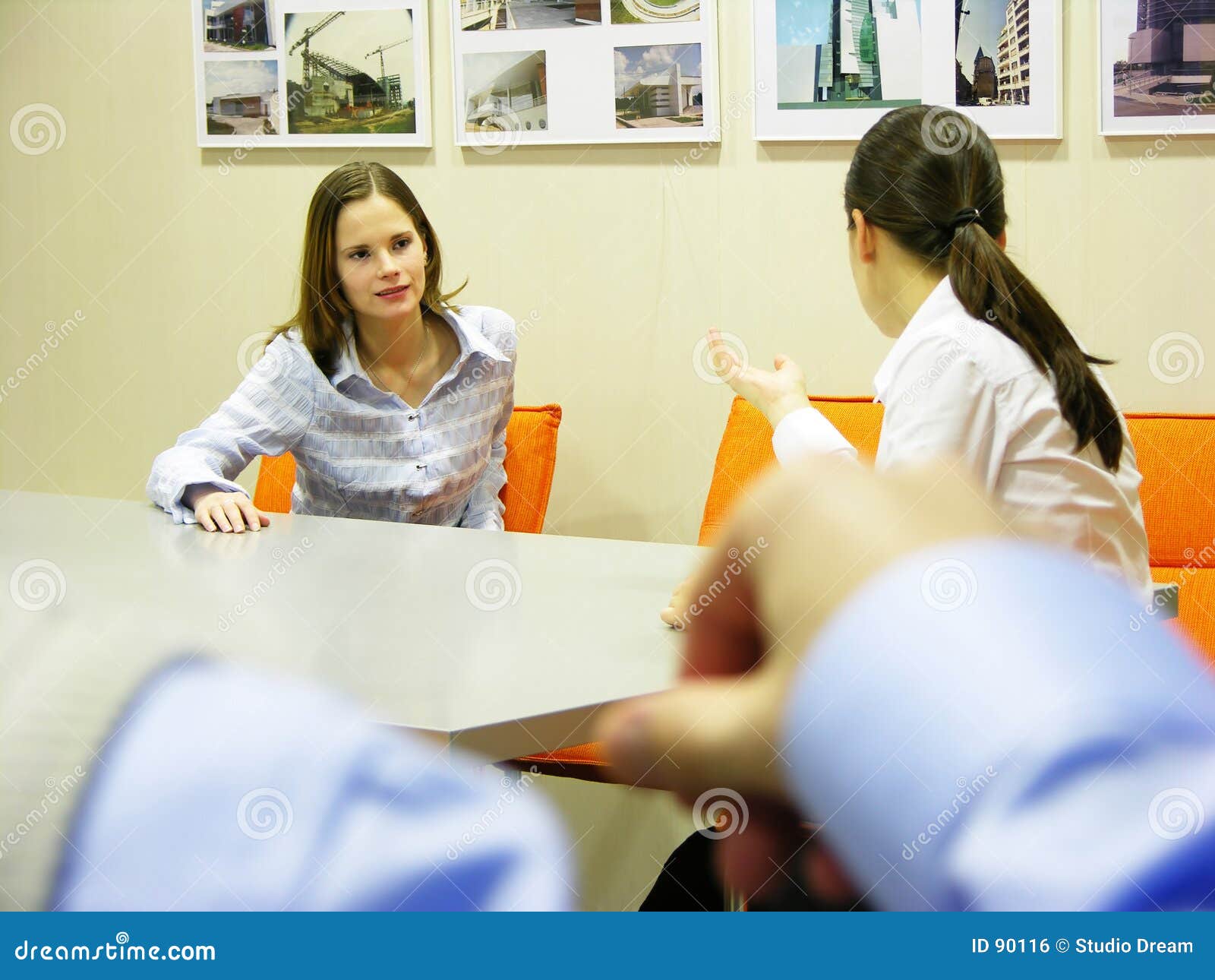 Discussion stock photo. Image of faces, brunette, couple - 90116