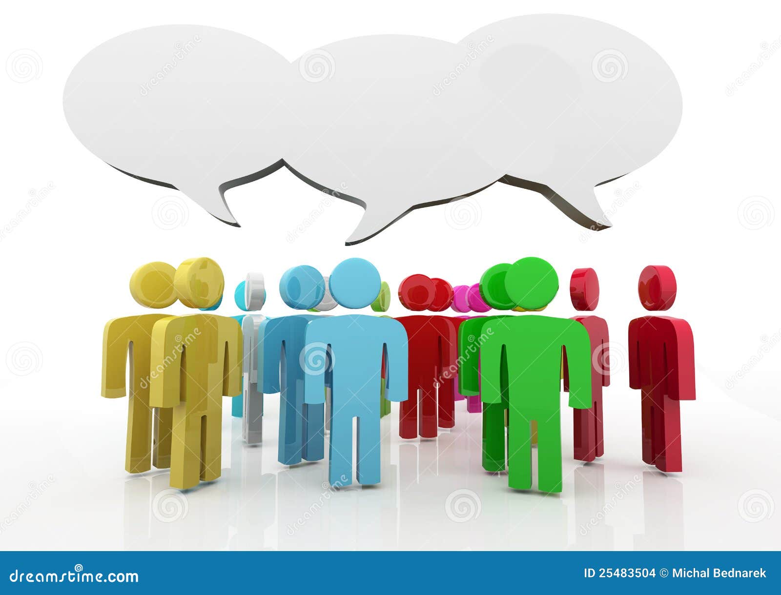 Blank Speech Bubbles Set With Different Shape Vector Illustration ...