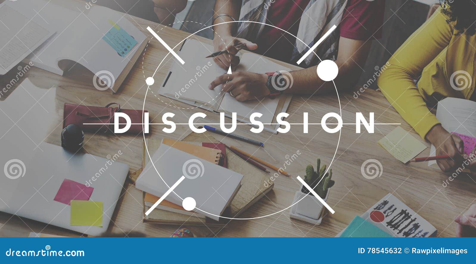 Discussion Communicate Conference Negotiation Concept Stock Photo ...