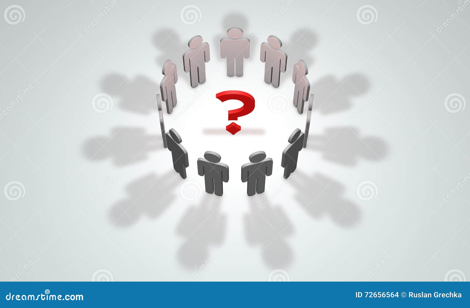 The Discussion of Complex Issues (symbolic Figures of People). 3 Stock ...