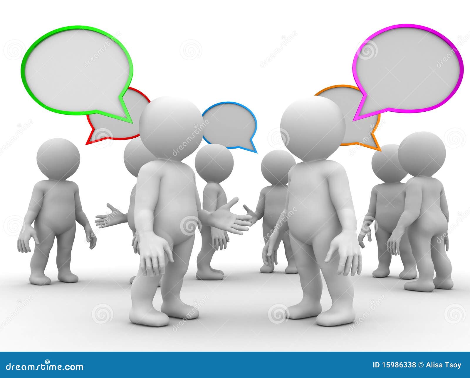 Discussion concept stock illustration. Illustration of talking - 15986338