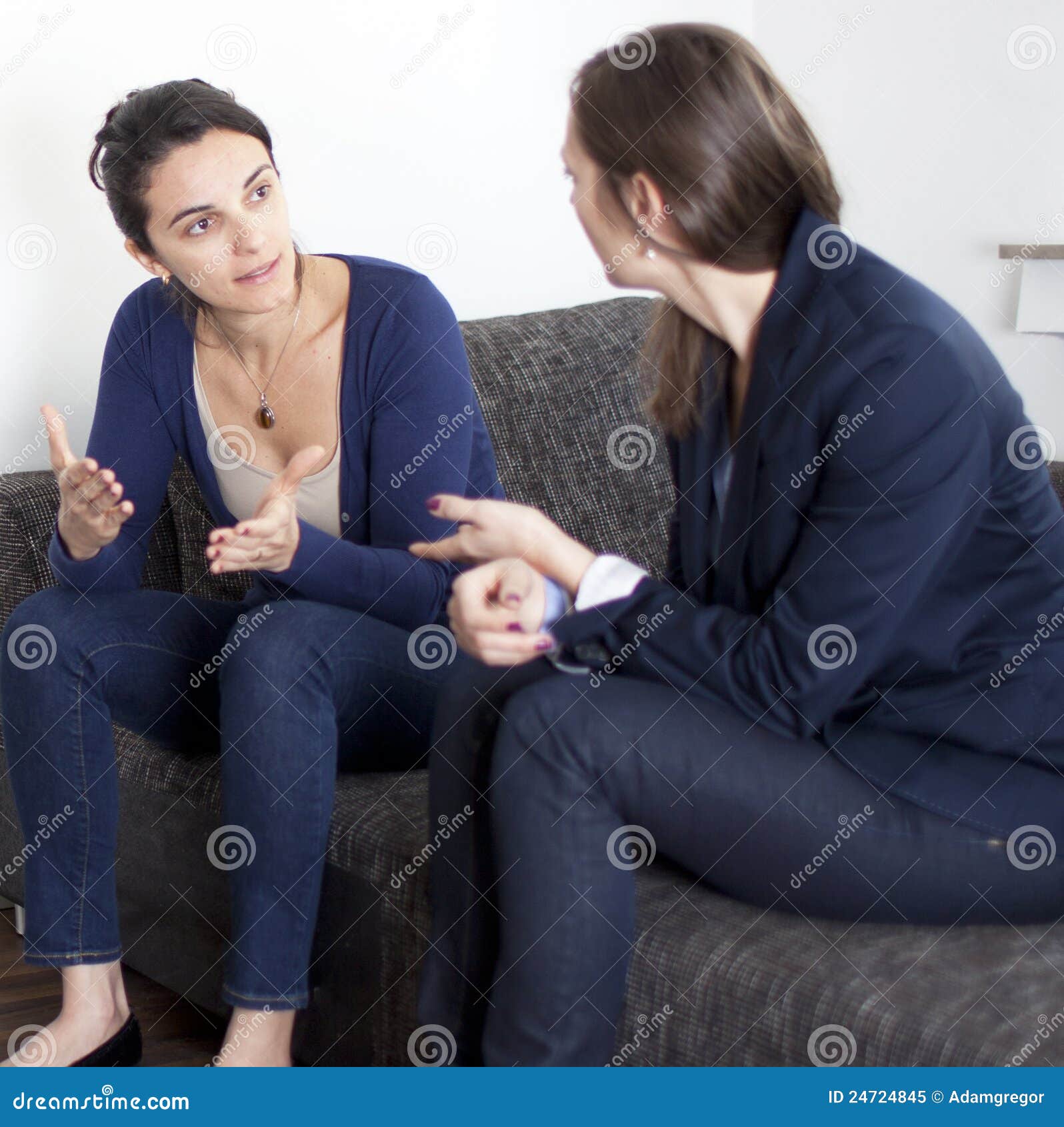 Discussion among friends stock image. Image of family - 24724845