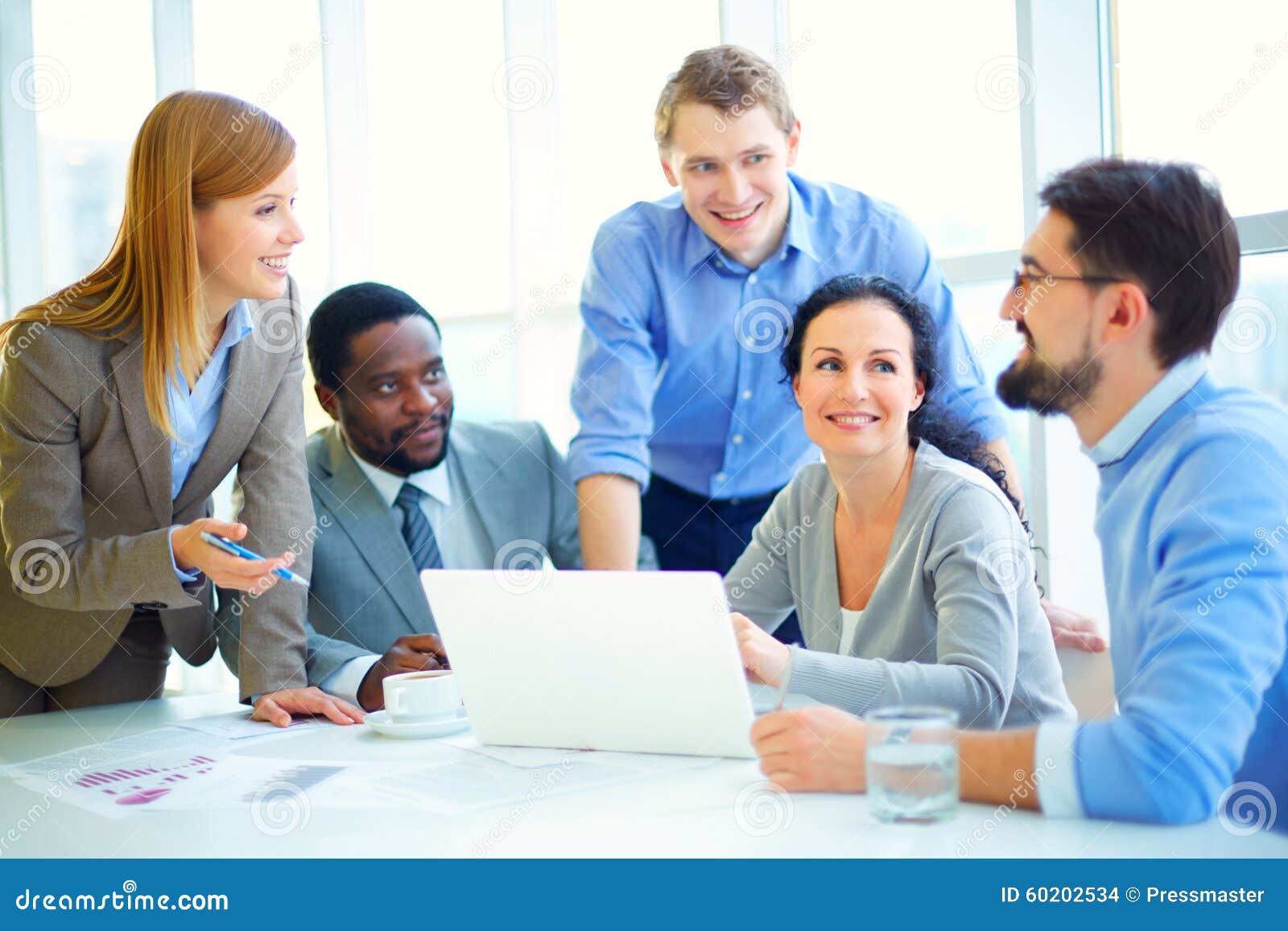 Discussion of ideas stock photo. Image of discussing - 60202534