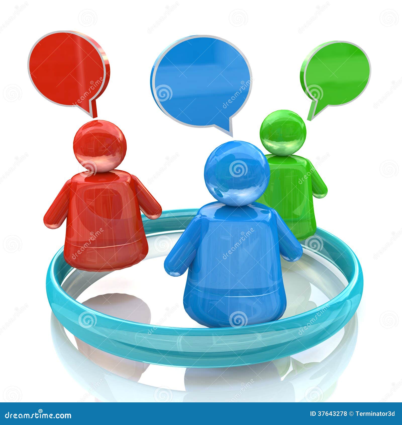 Discussion internet group stock illustration. Illustration of balloon ...