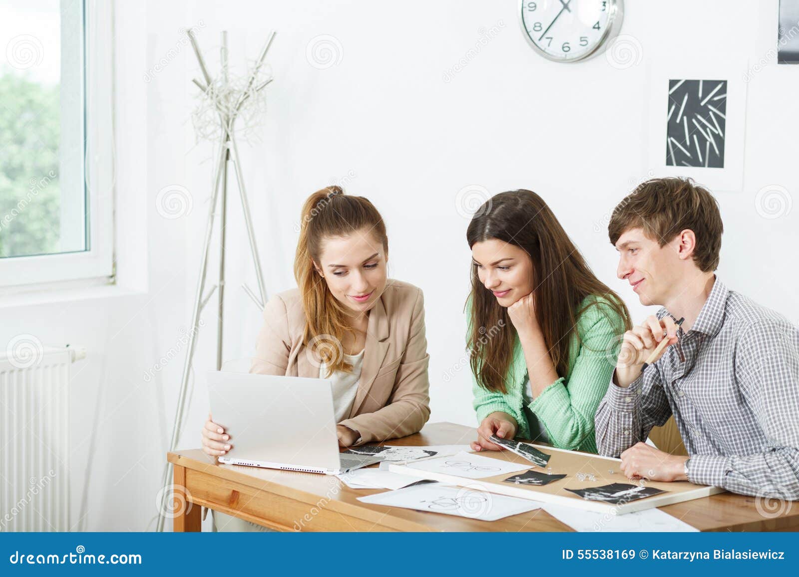 Discussion about New Project Stock Image - Image of smile, idea: 55538169