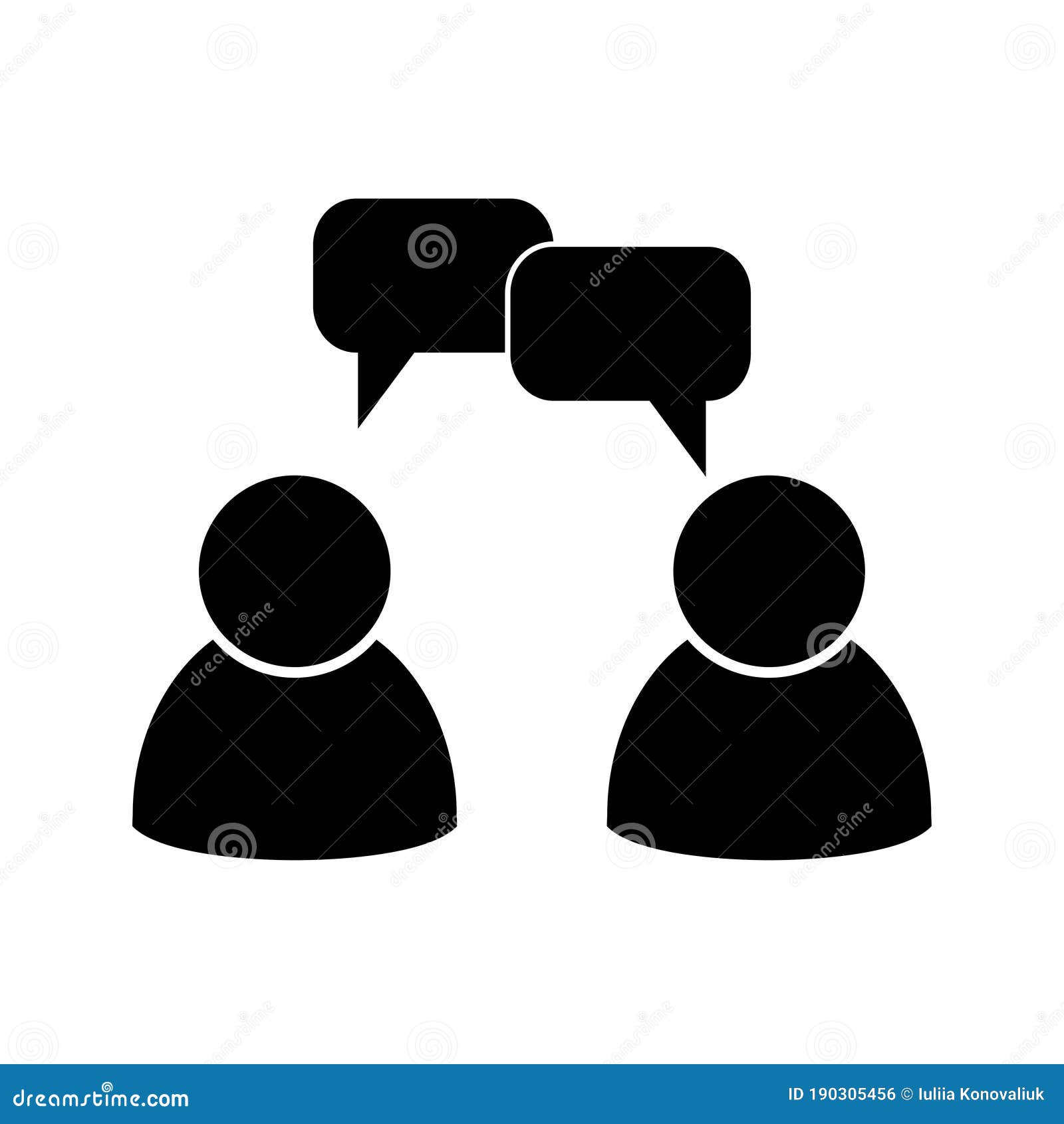 People Speaking To Each Other Set, Young Men And Women Dressed In ...