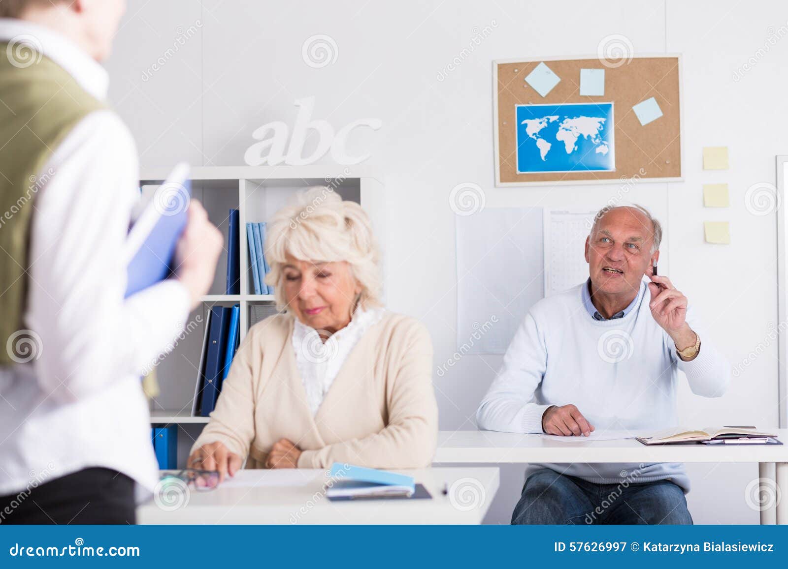 Discussion with professor stock image. Image of male - 57626997