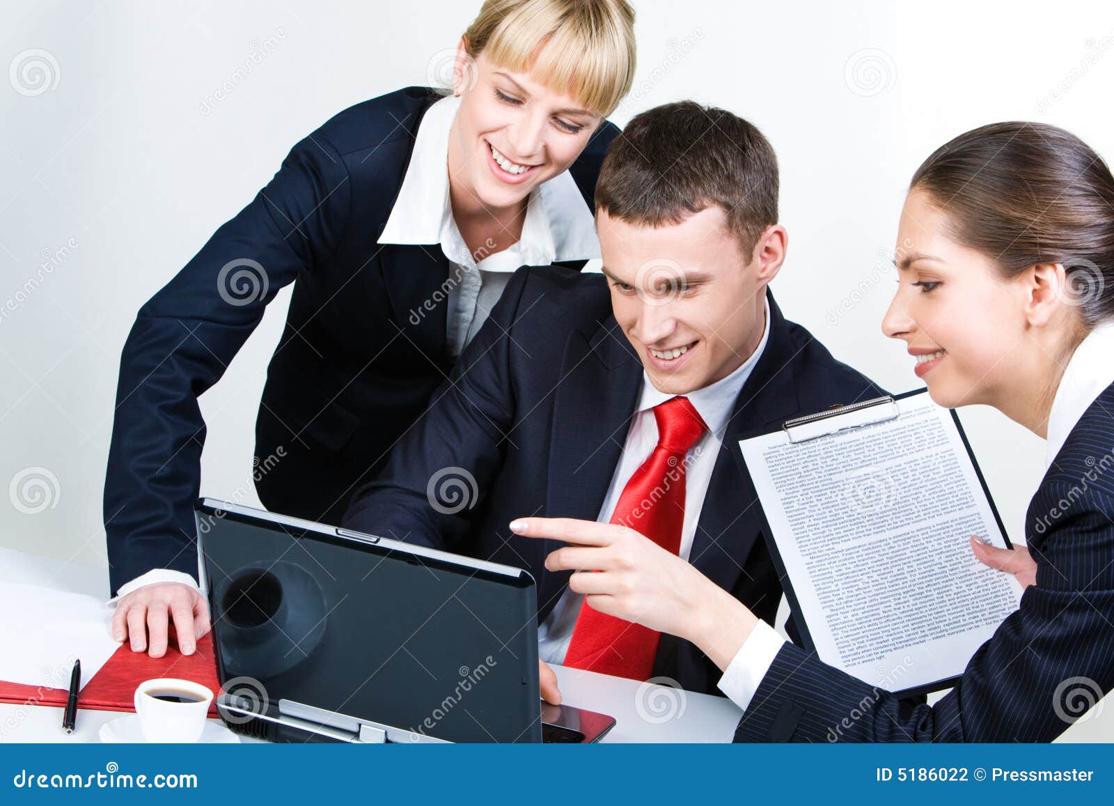 Discussion of project stock photo. Image of male, document - 5186022