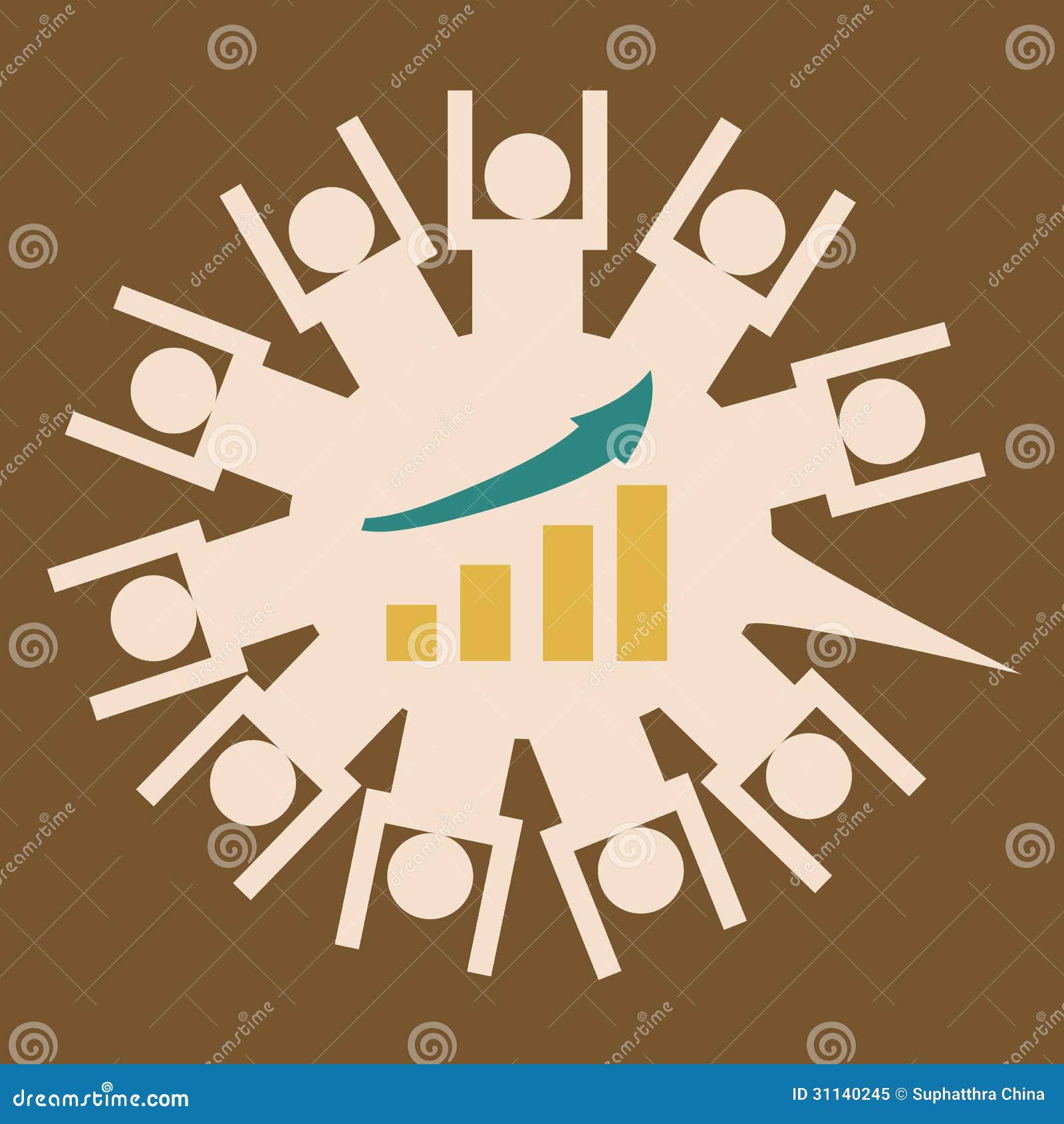 Discussion room stock vector. Illustration of person - 31140245