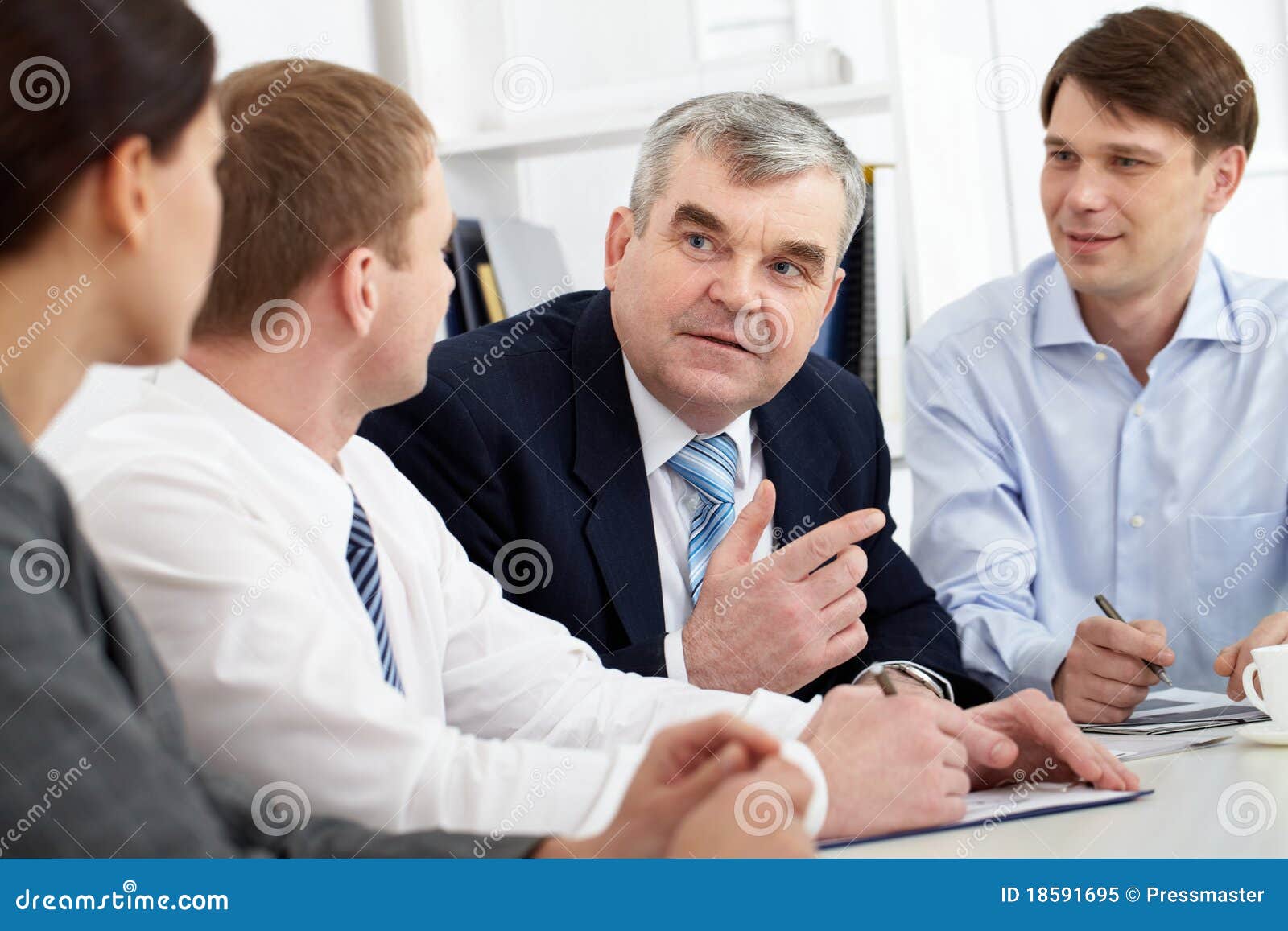 Discussion of strategy stock image. Image of discussing - 18591695