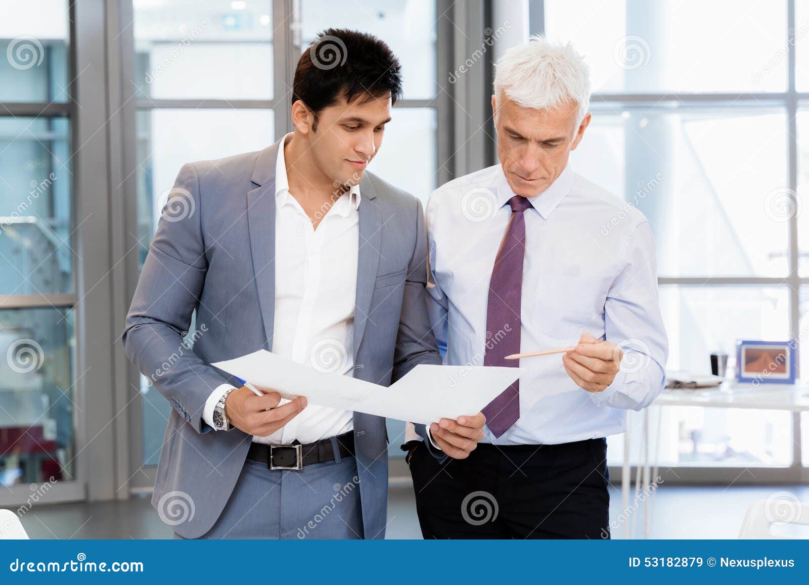 Discussion is the Way To Solution Stock Image - Image of meeting ...
