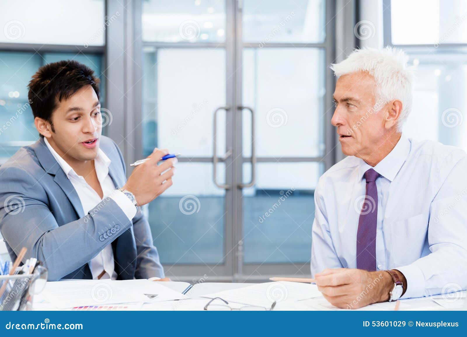 Discussion is the Way To Solution Stock Image - Image of businesspeople ...