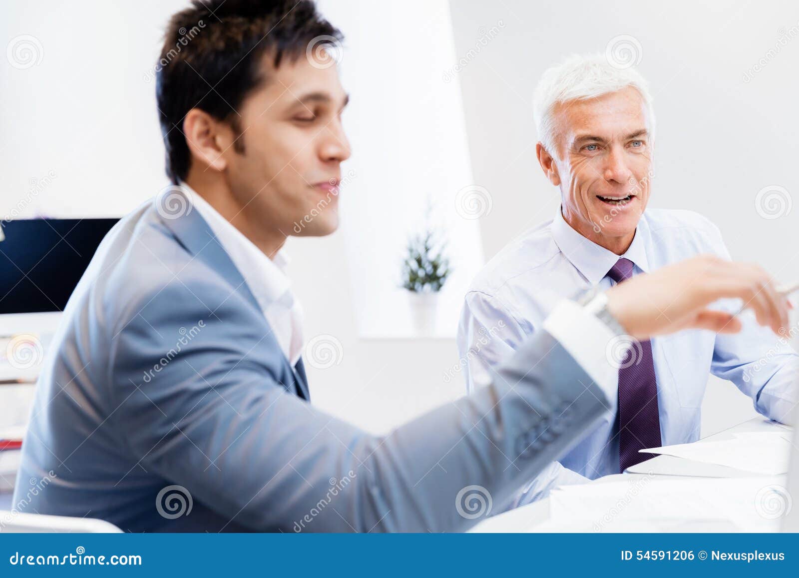Discussion is the Way To Solution Stock Photo - Image of caucasian ...