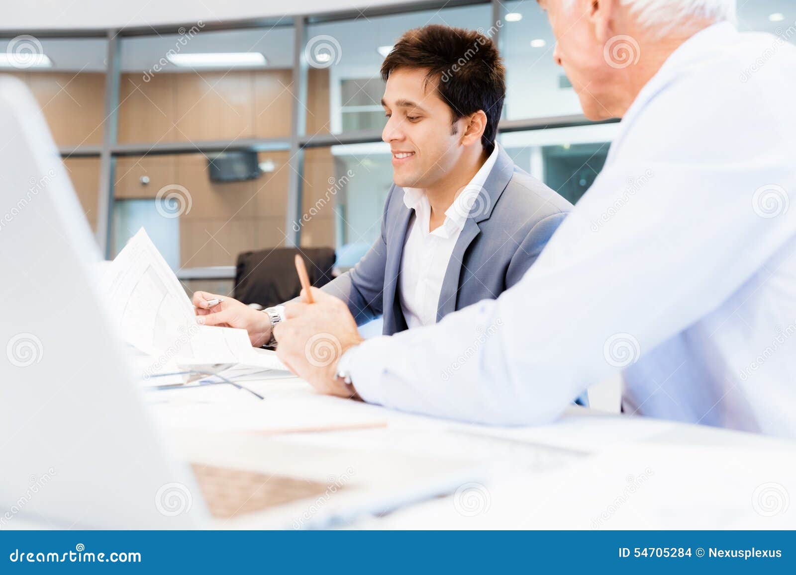 Discussion is the Way To Solution Stock Photo - Image of laptop, modern ...