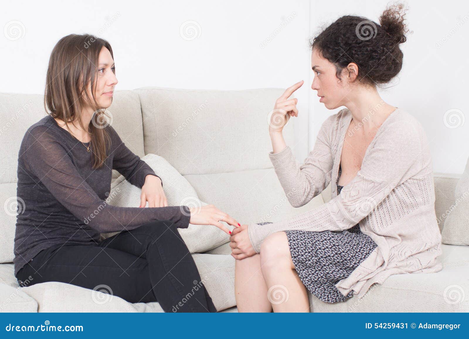 Discussion among women stock image. Image of adult, people - 54259431