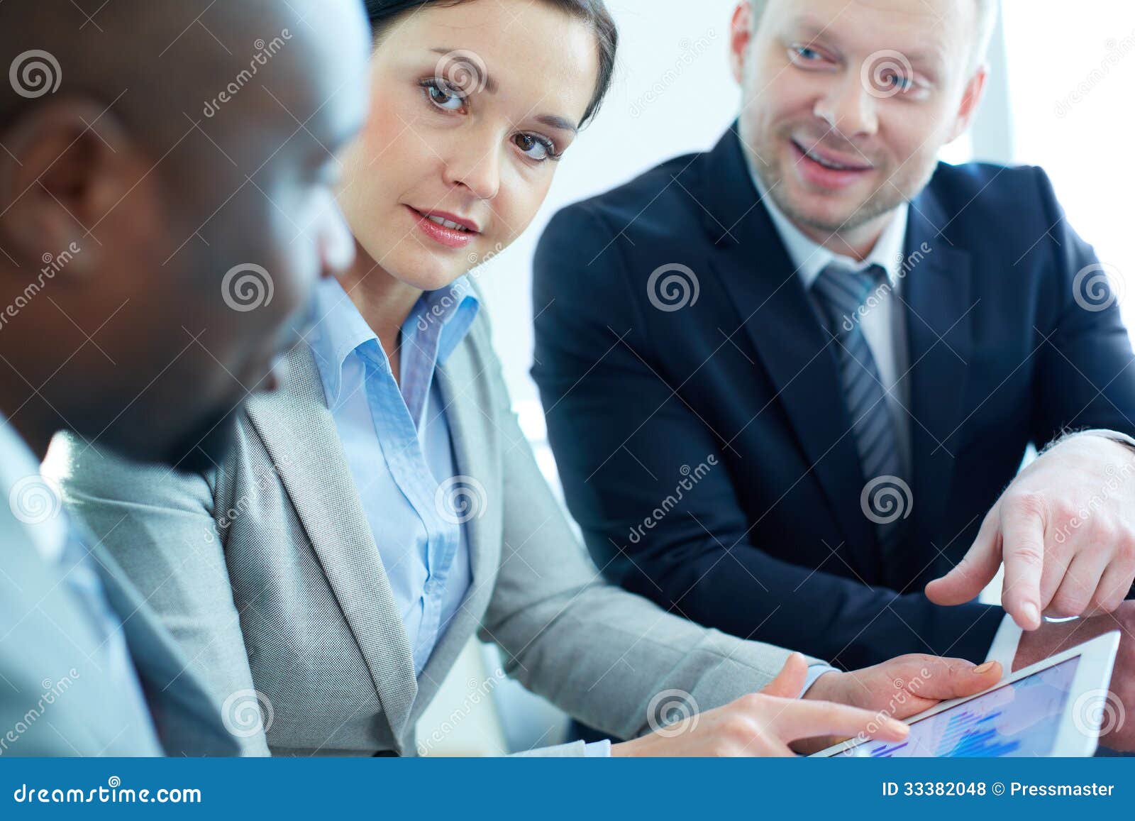 Discussione del progetto fotografia stock. Immagine di presentazione ...