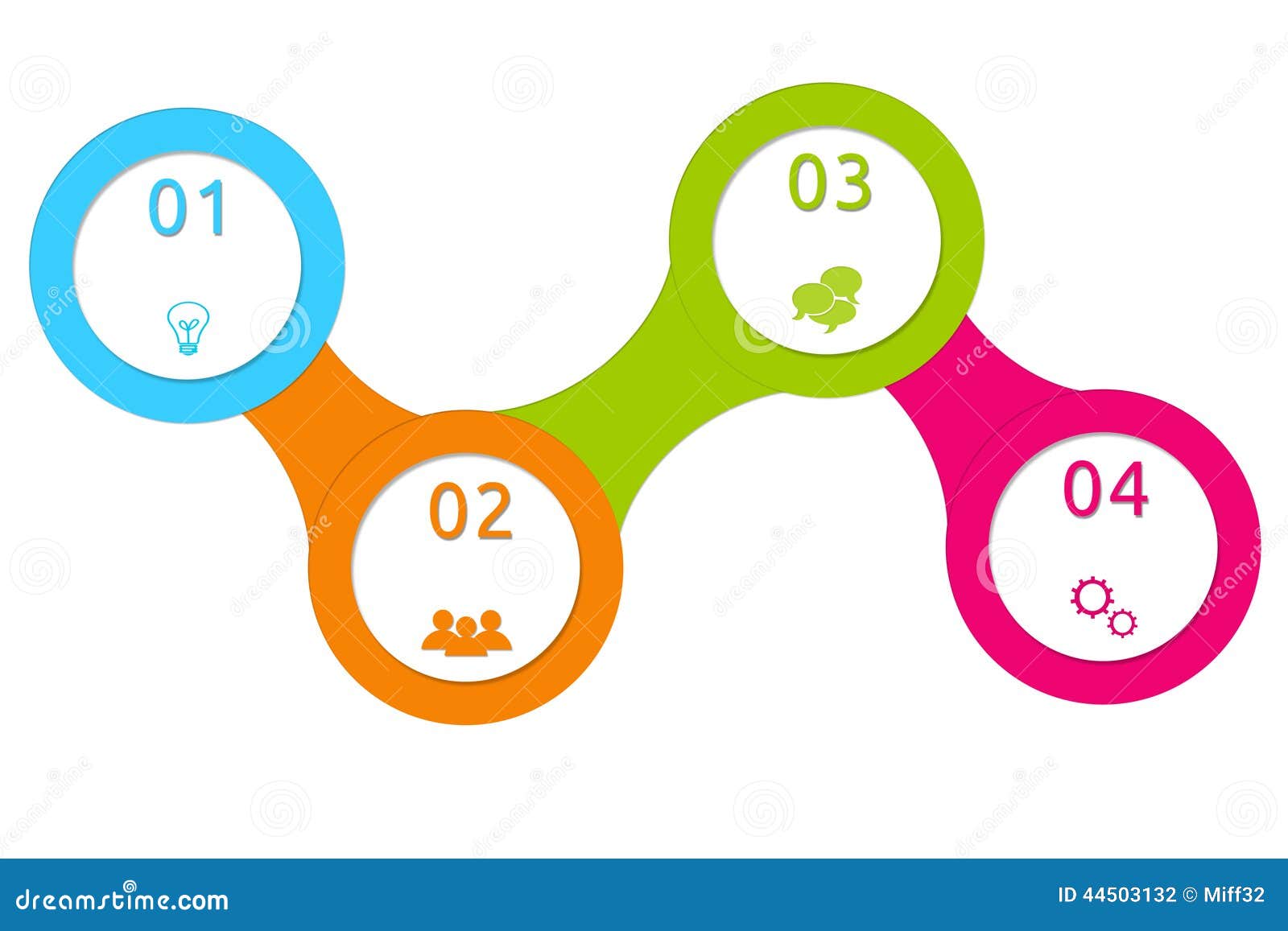 Diseño Abstracto Con Los Círculos Para El Web Stock de ilustración ...