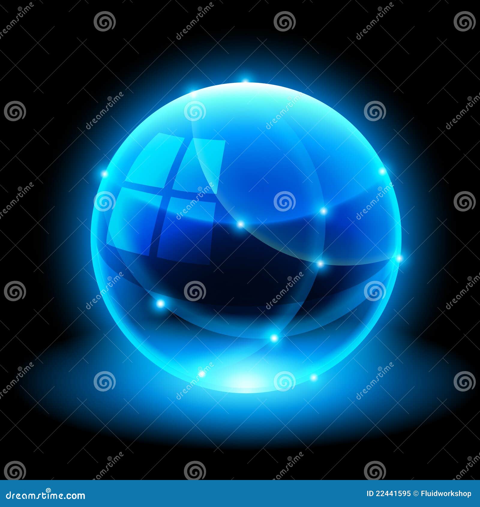 Diseño Abstracto De La Esfera Del Vector Ilustración del Vector ...