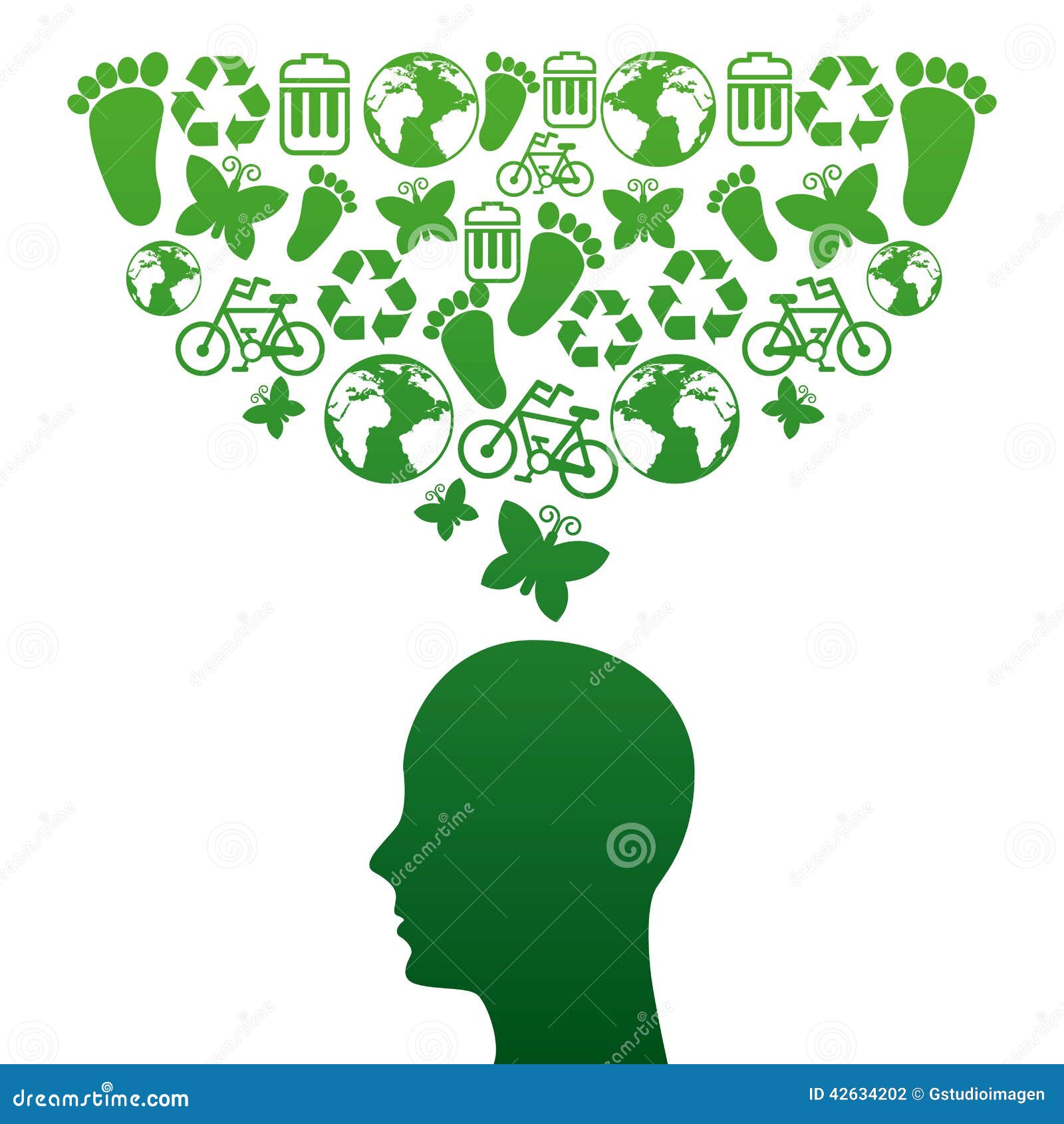 Diseño ambiental ilustración del vector. Ilustración de bulbo - 42634202