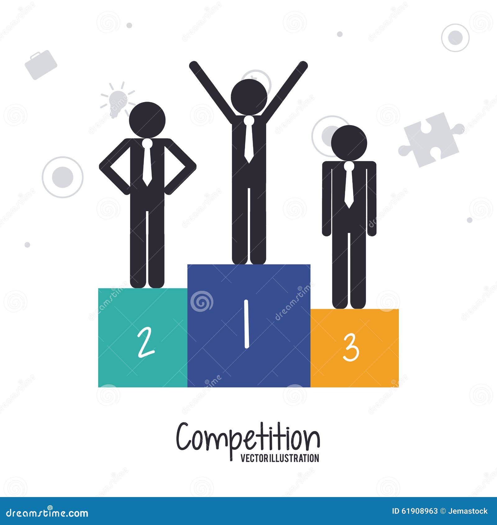 Diseño Competitivo Del Icono Ilustración del Vector - Ilustración de ...